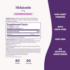 natural sleep support melatonin tablets