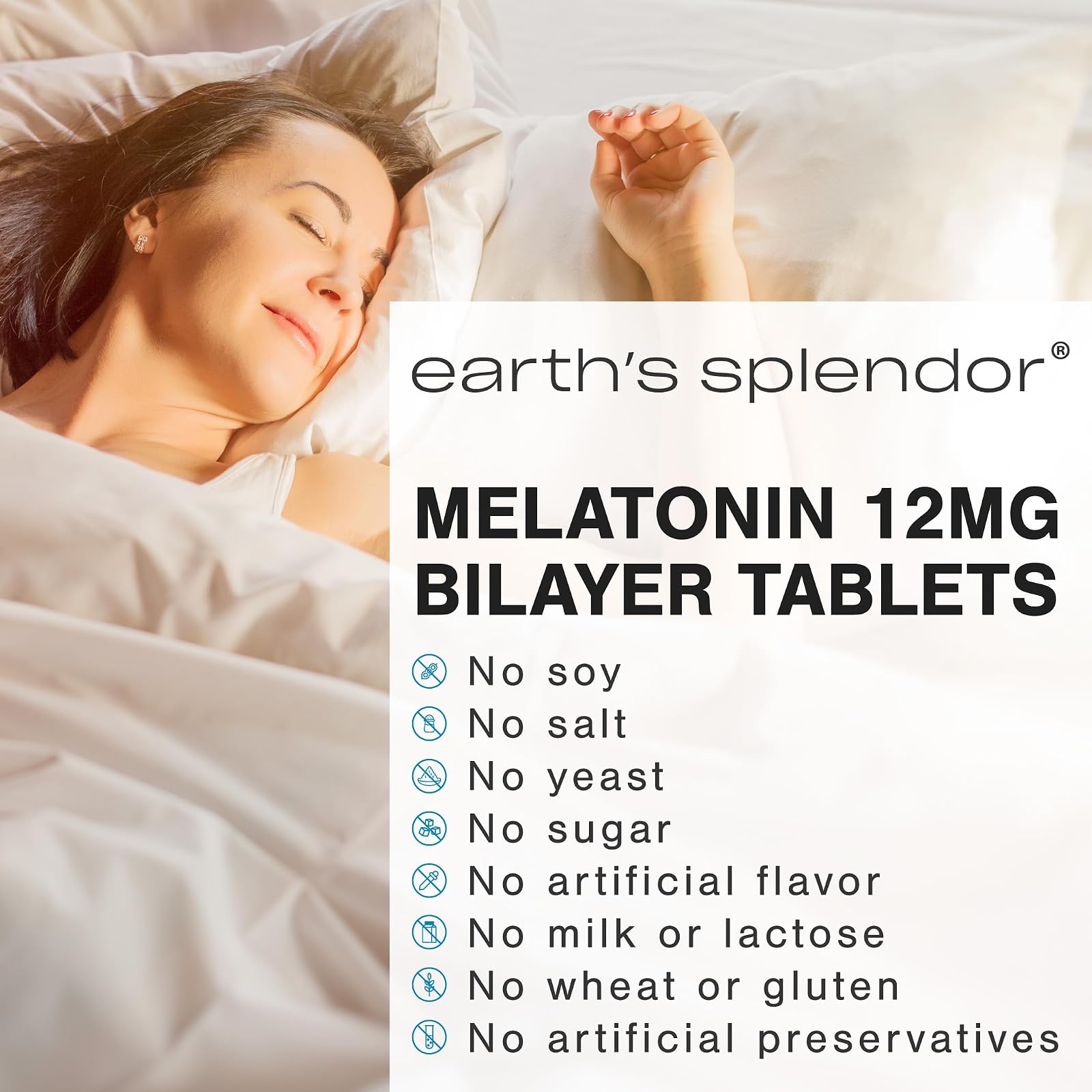 natural sleep support melatonin tablets