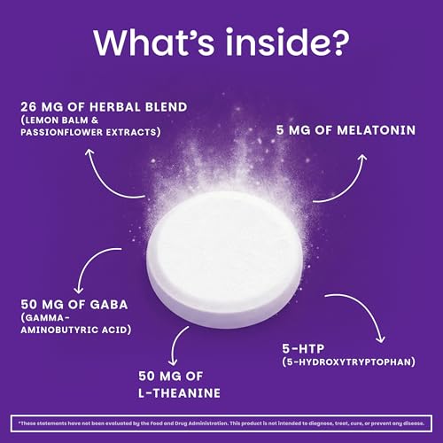 natural sleep support melatonin tablets