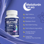 natural sleep support melatonin tablets