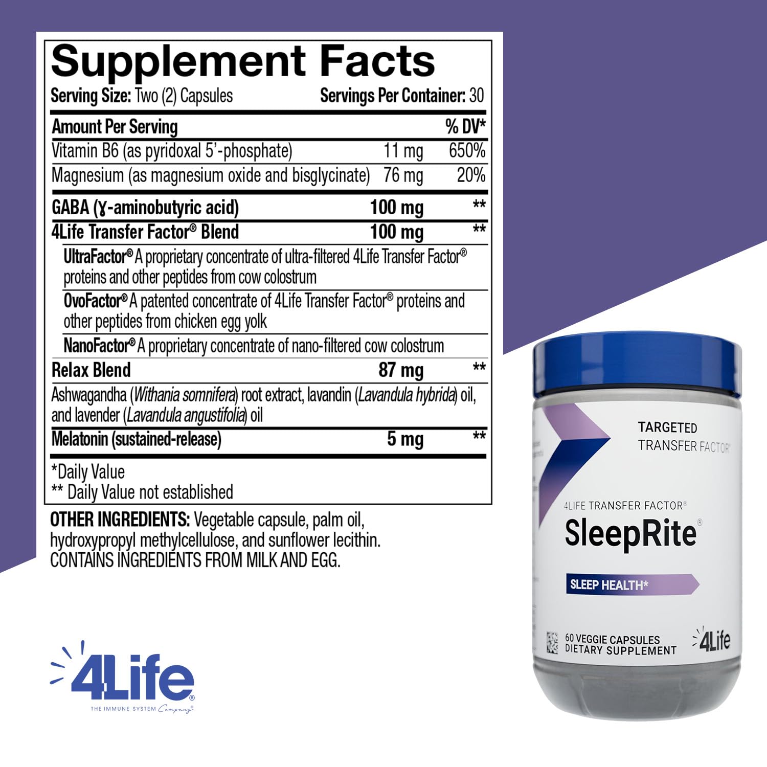 natural sleep support with 4Life melatonin
