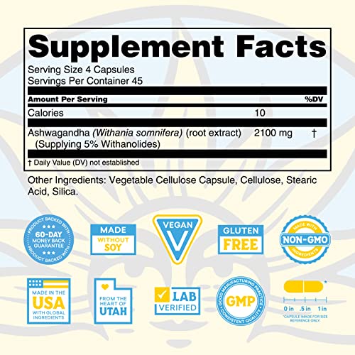 Natural sleep support with ashwagandha