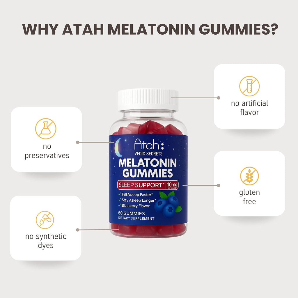 Natural sleep support with Atah gummies