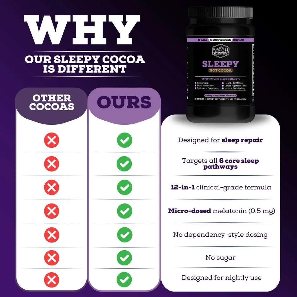 Natural sleep support with Black Forest