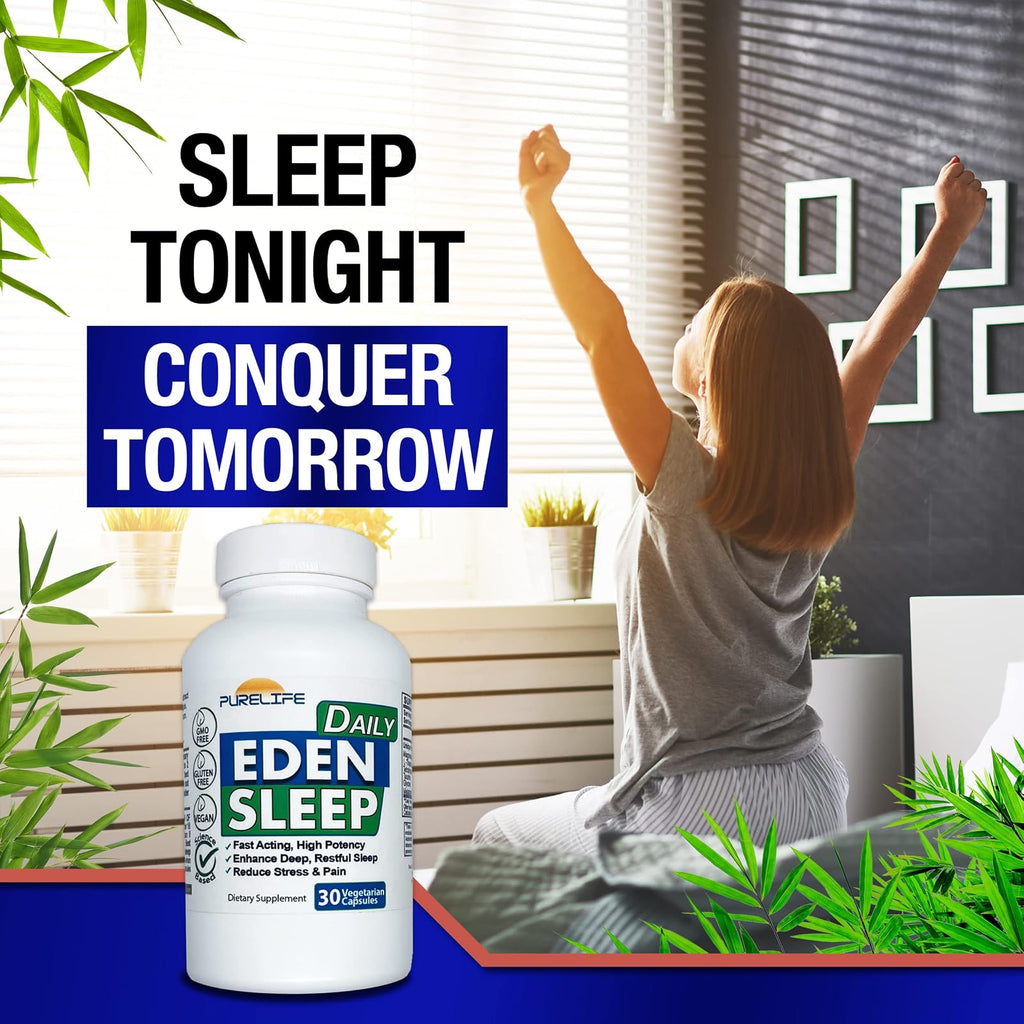 natural sleep support with Eden melatonin