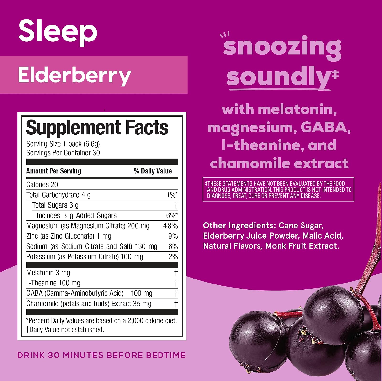 natural sleep support with hydrant