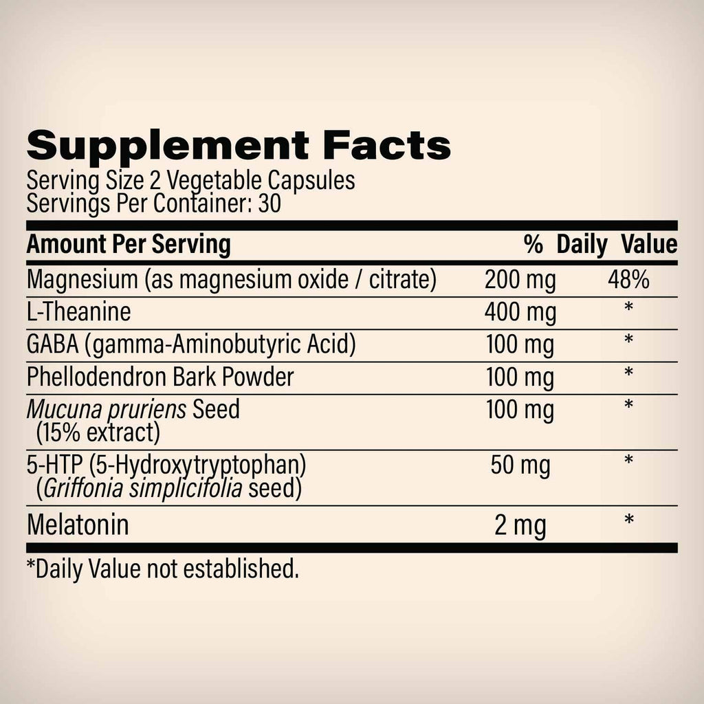 natural sleep support with L-Theanine