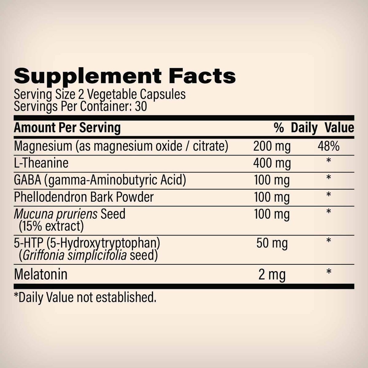 natural sleep support with L-Theanine