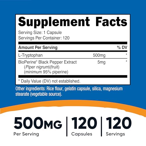 natural sleep support with L-Tryptophan