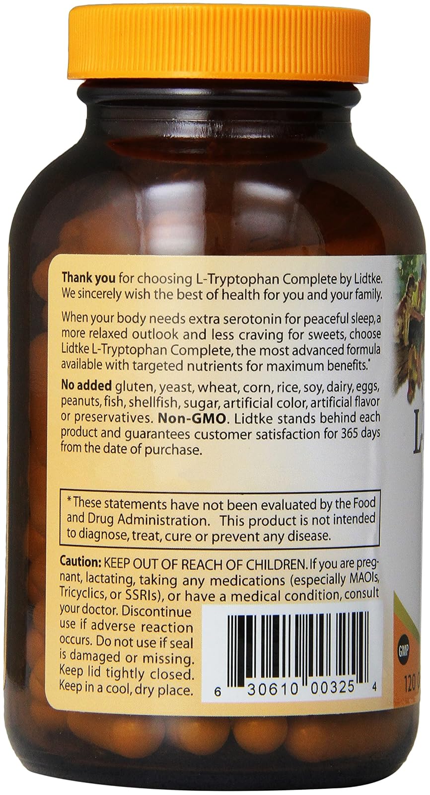 Natural sleep support with L-Tryptophan