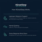 natural sleep support with melatonin