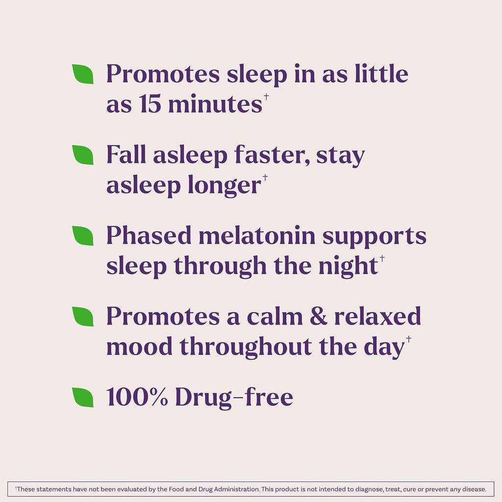 natural sleep support with melatonin
