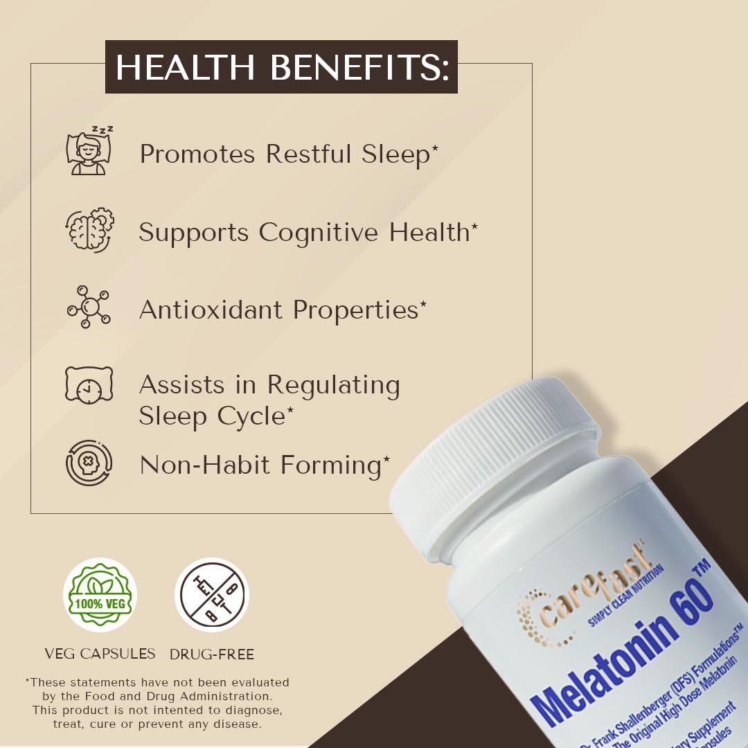 Natural sleep support with melatonin