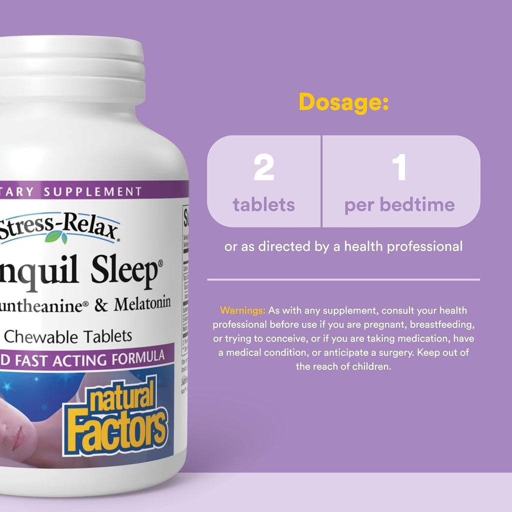 Natural sleep support with melatonin