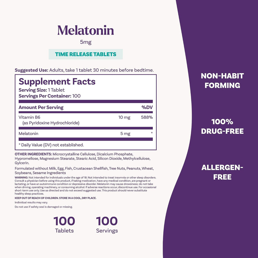 natural sleep support with melatonin