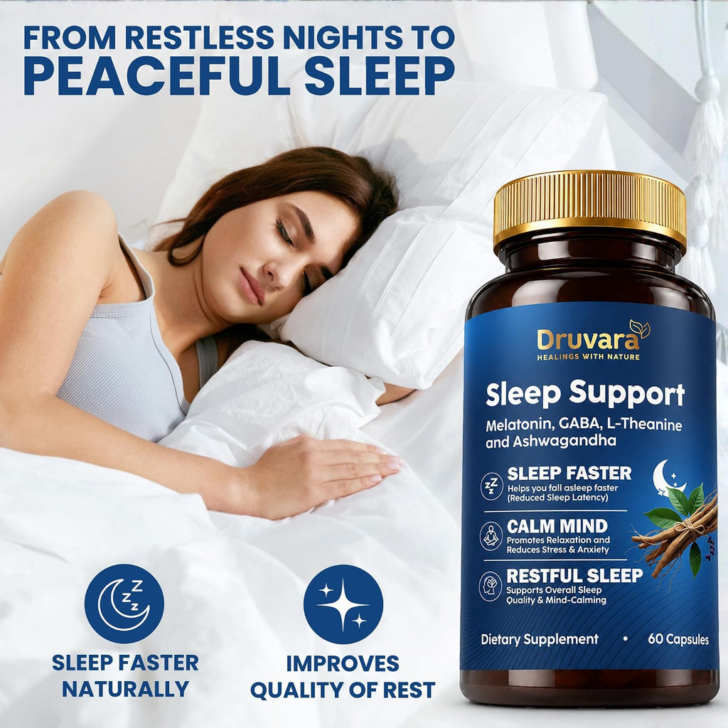 natural sleep support with melatonin