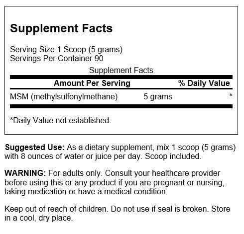 natural sleep support with MSM