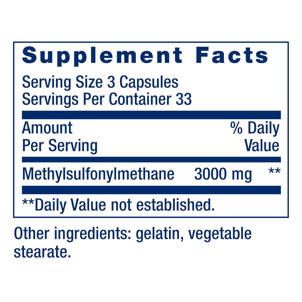 Natural sleep support with MSM