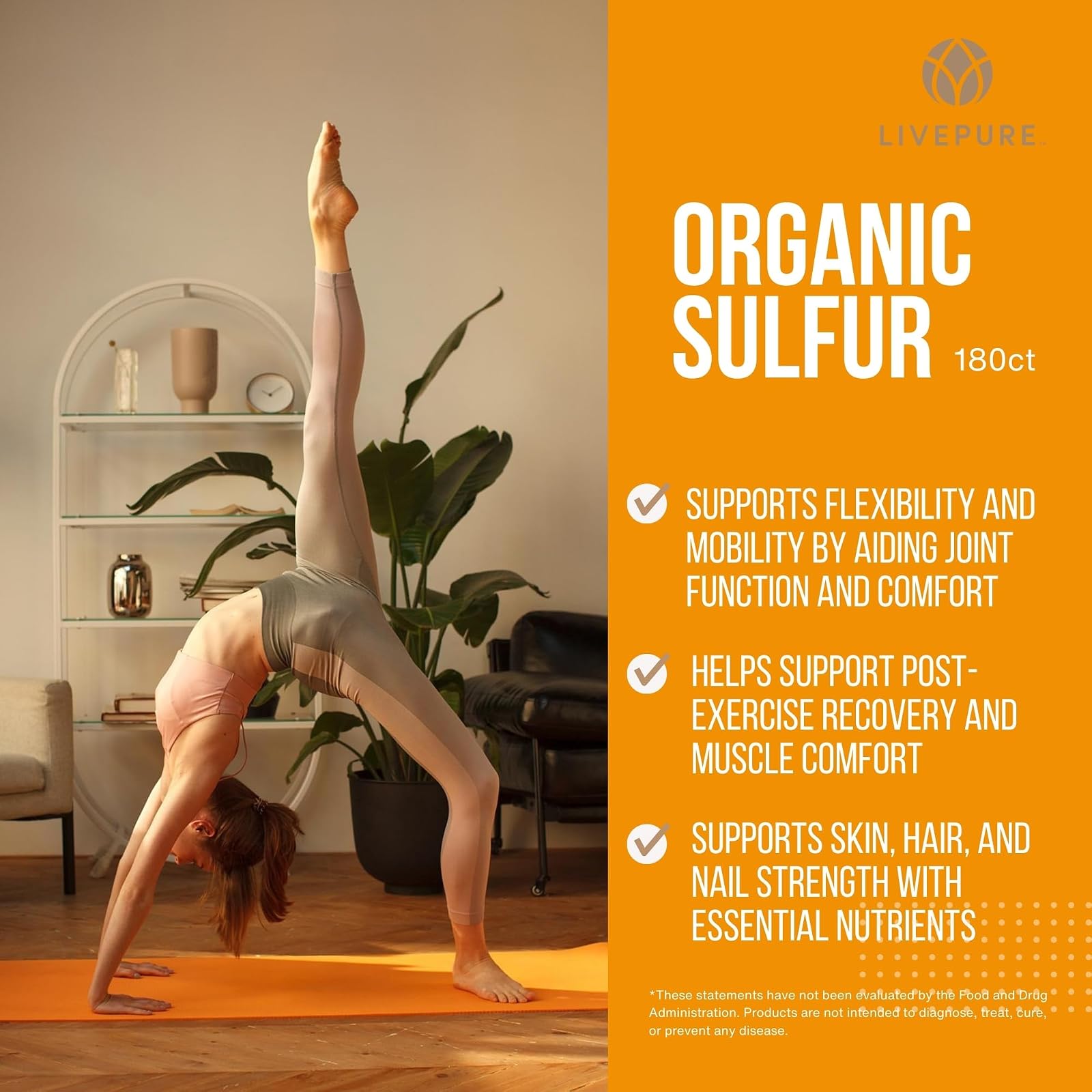 natural sleep support with MSM