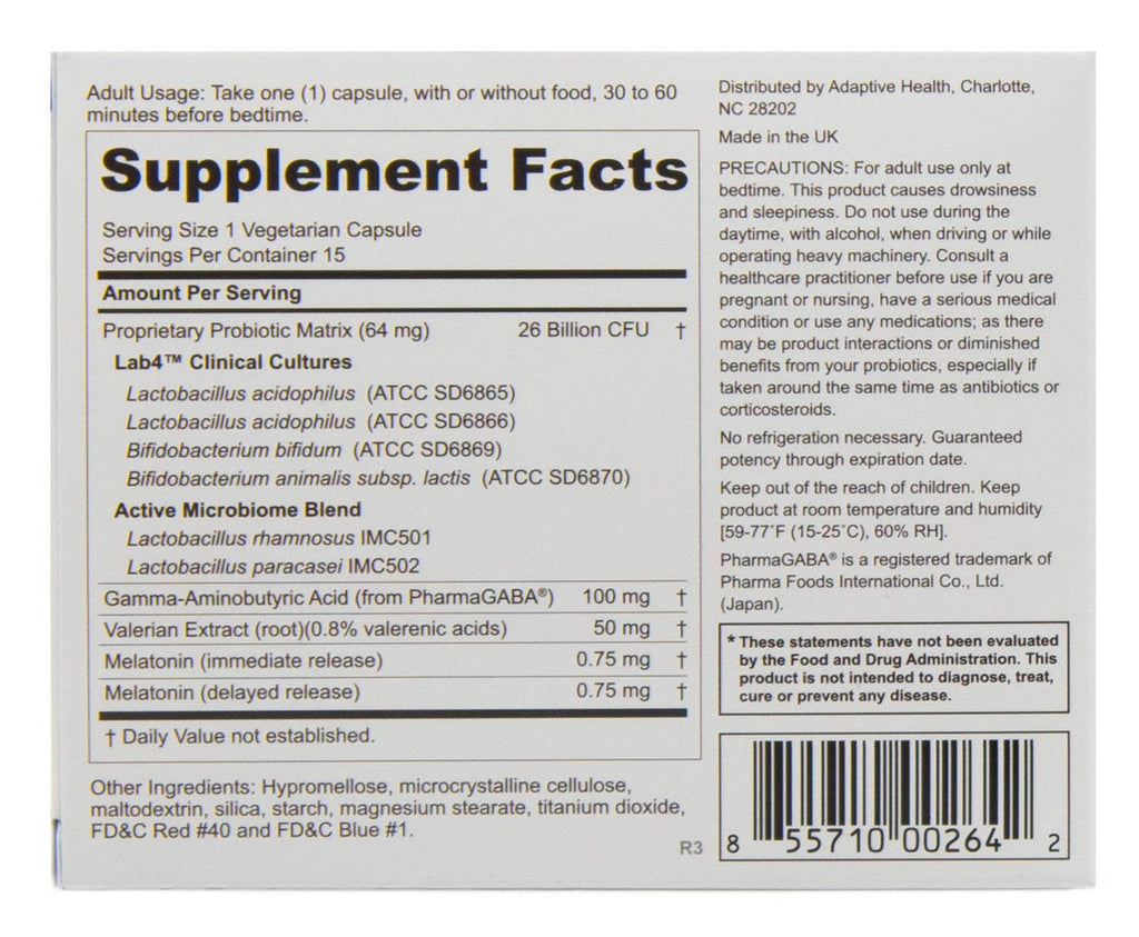 Natural sleep support with probiotics