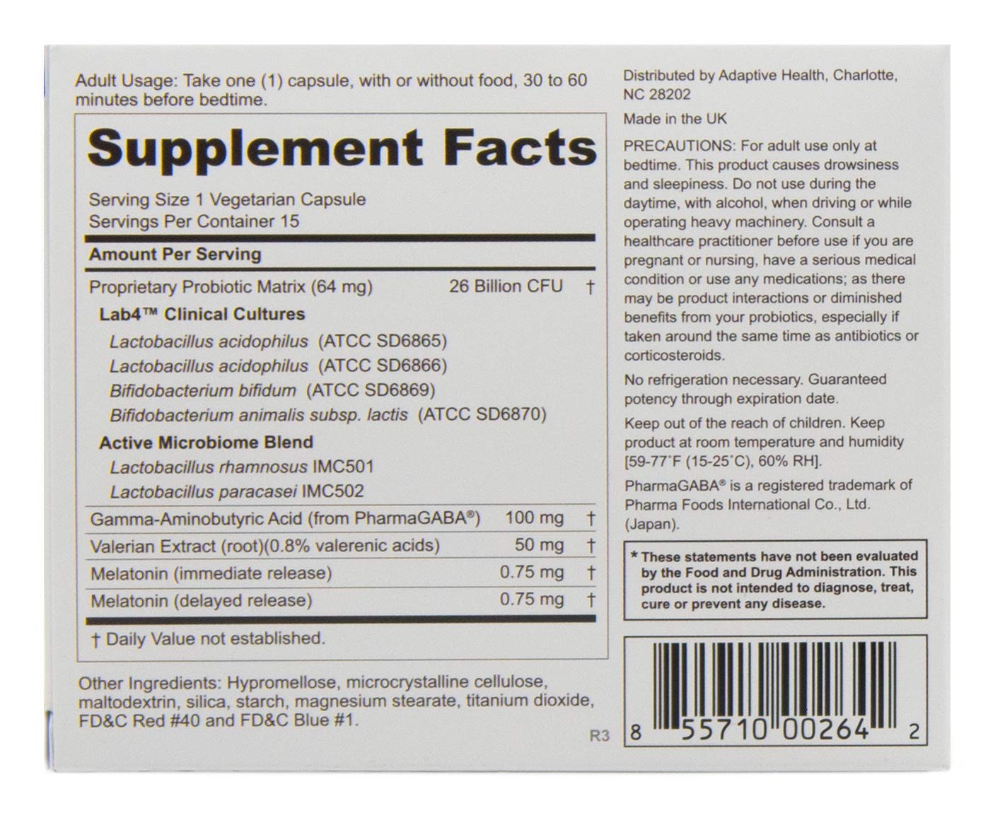 Natural sleep support with probiotics