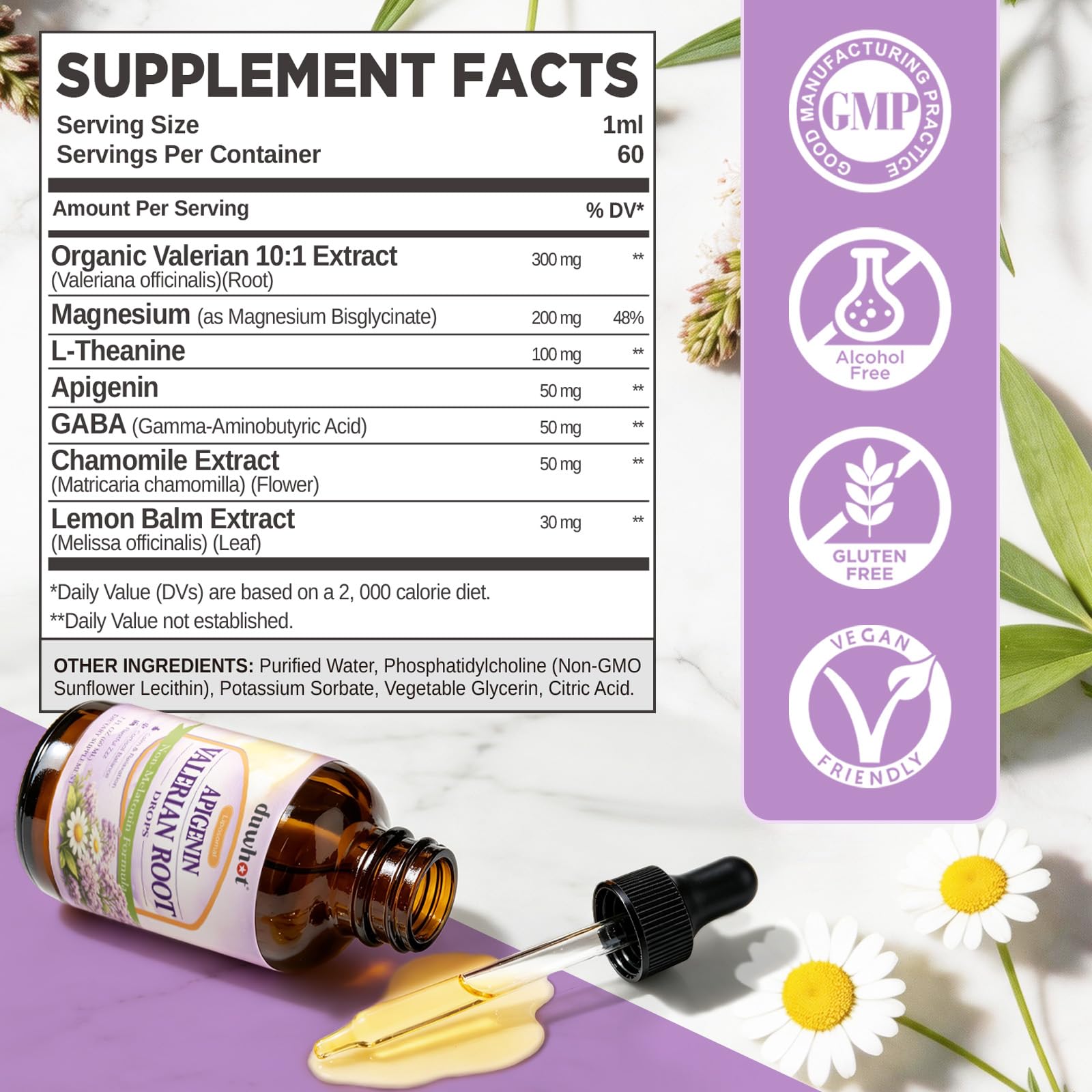 natural sleep support with valerian root