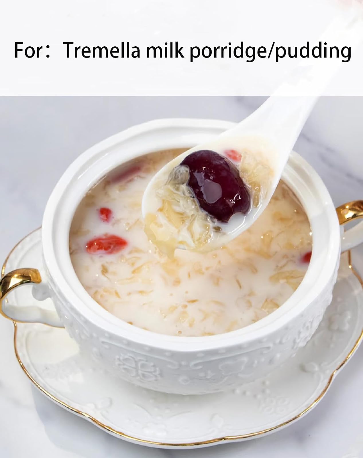 Natural snow fungus tea ingredient