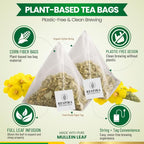 Natural soothing herbal tea experience