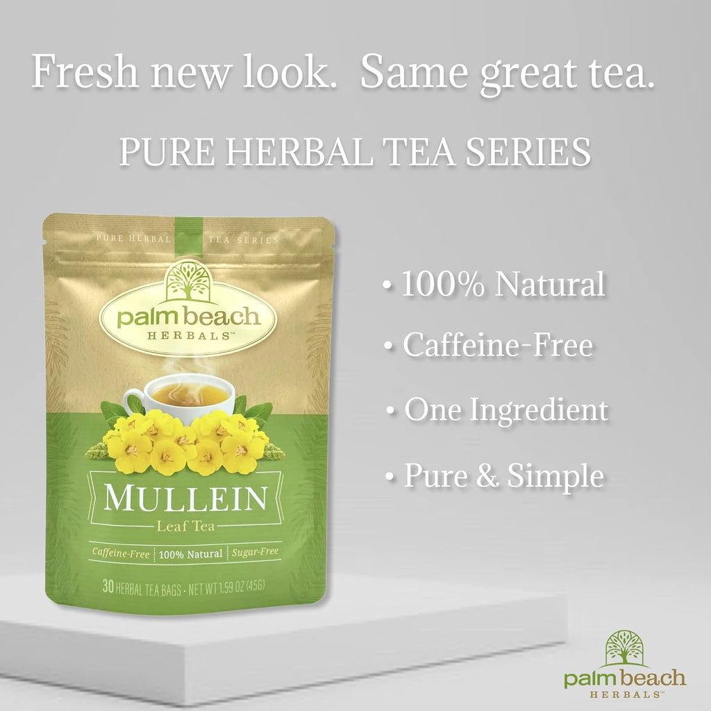 Natural soothing mullein leaf infusion