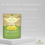 Natural soothing mullein leaf infusion
