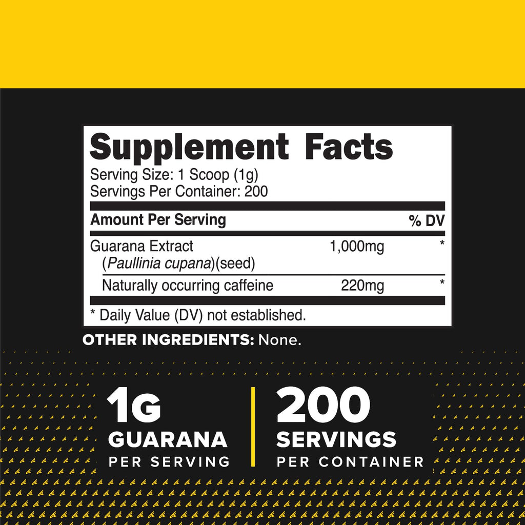 natural source of caffeine Primaforce Guarana