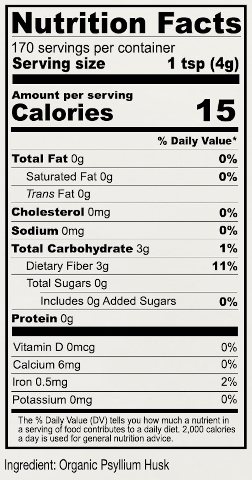 natural source of dietary fiber