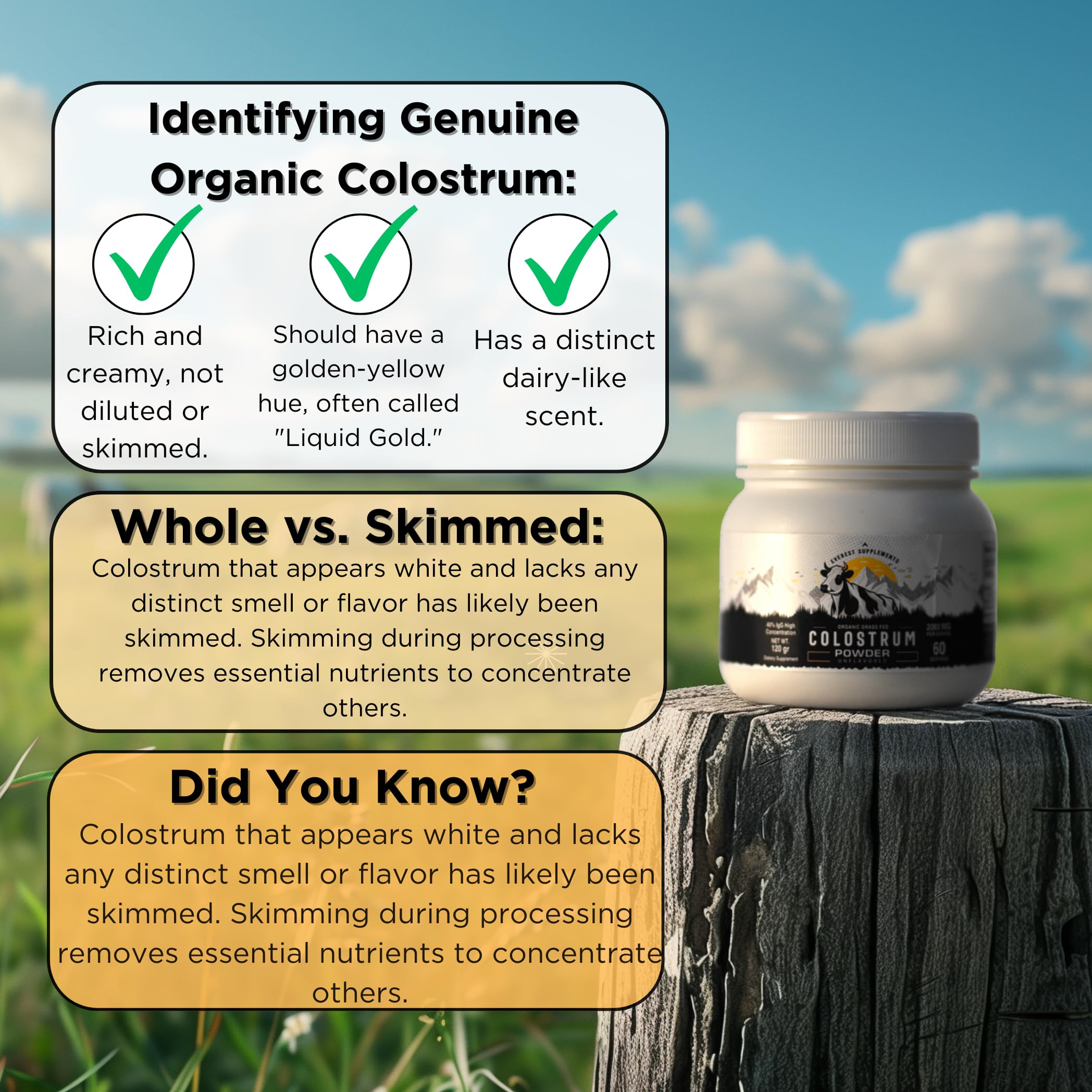 natural source of IgG for immunity