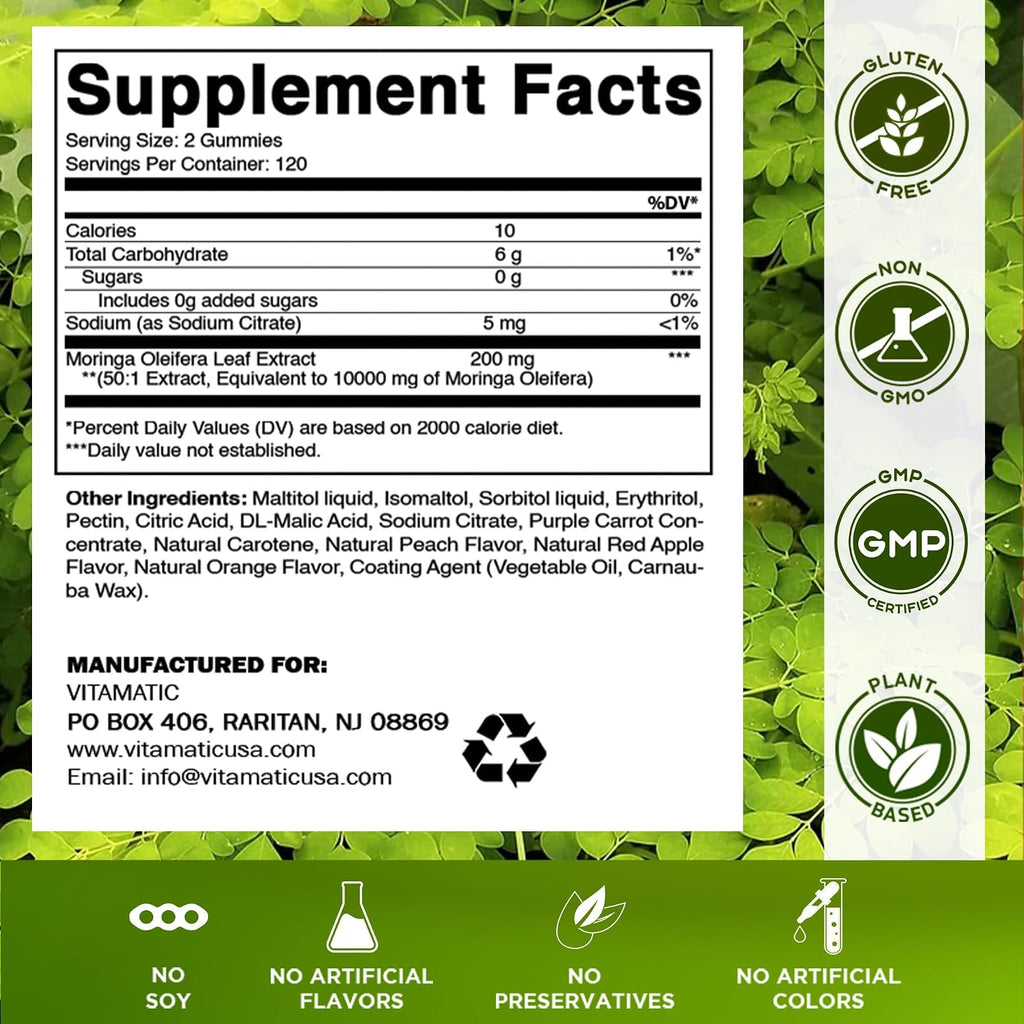 Natural source of Moringa benefits