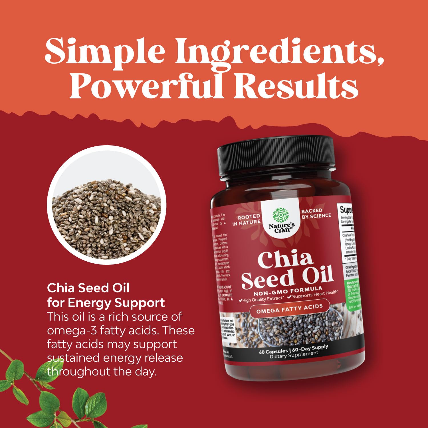 Natural source of omega fatty acids