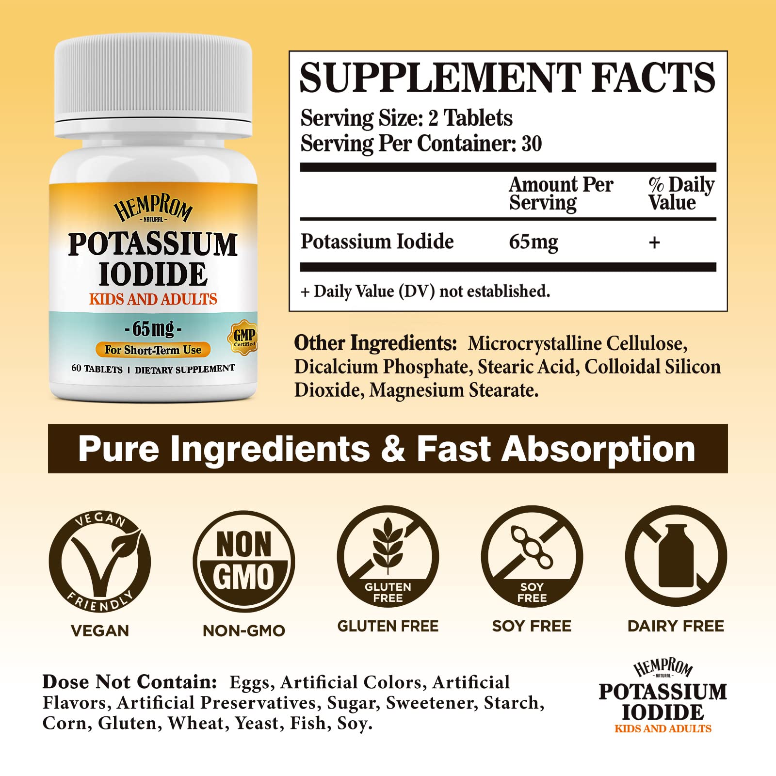 Natural source of potassium for wellness