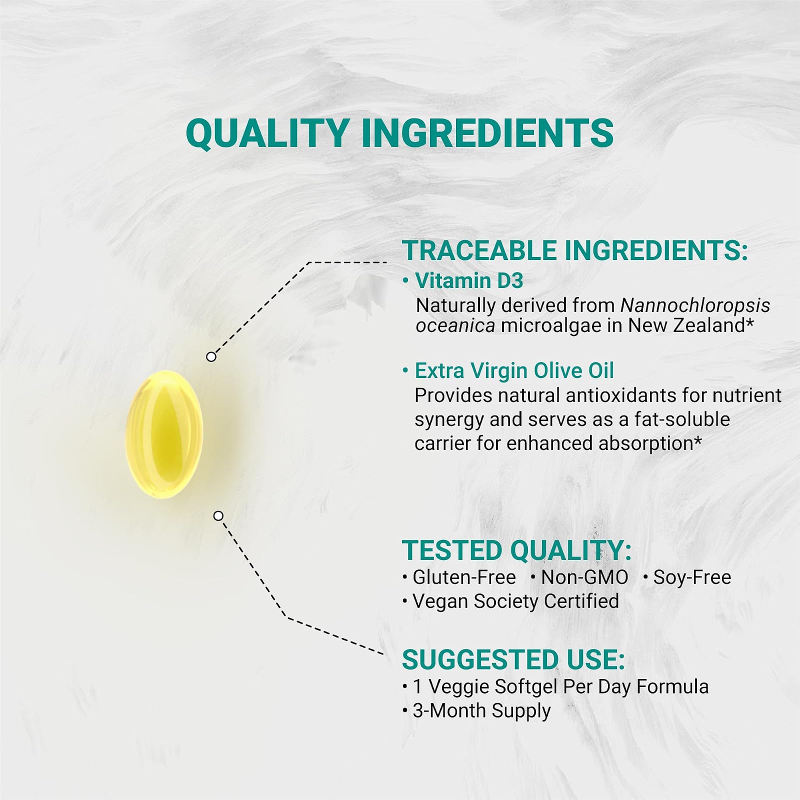 Natural source of vegan vitamin D