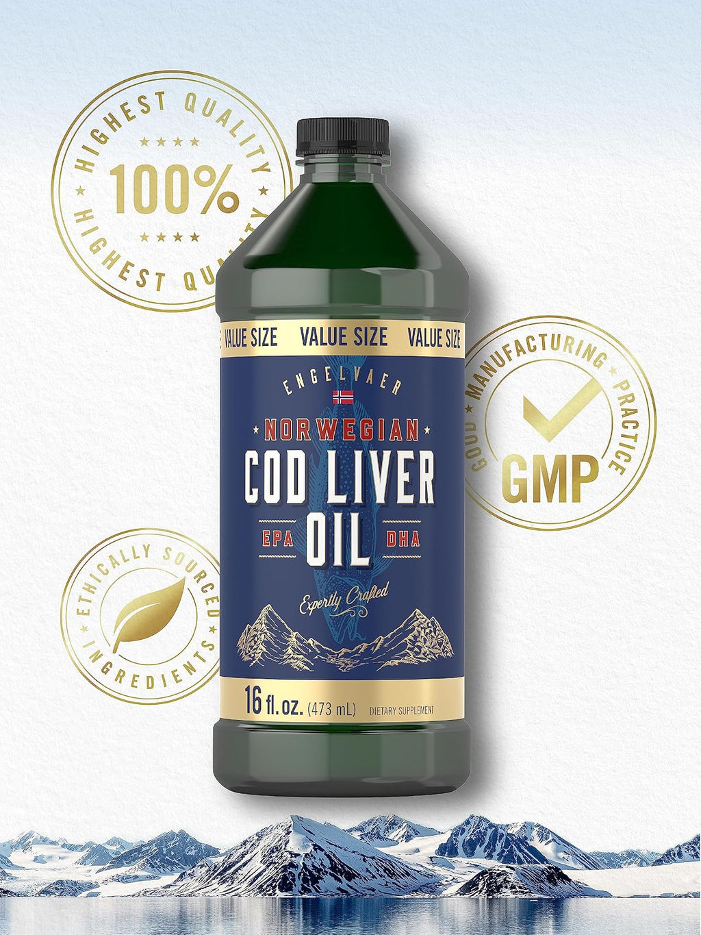Natural source of vitamin D cod liver oil