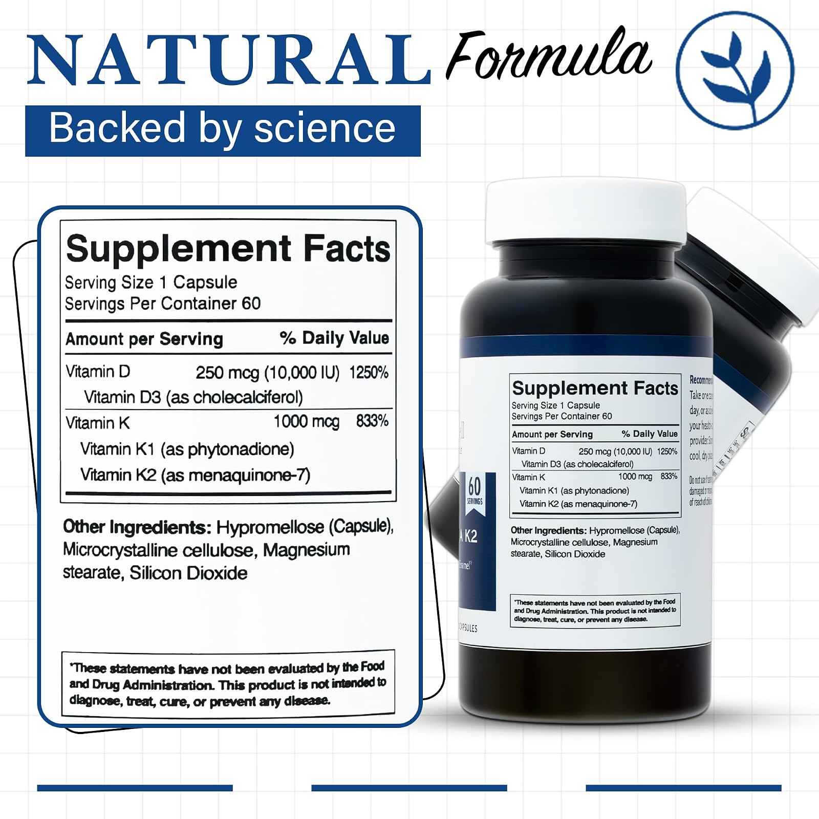 Natural source of Vitamin D3 and K2
