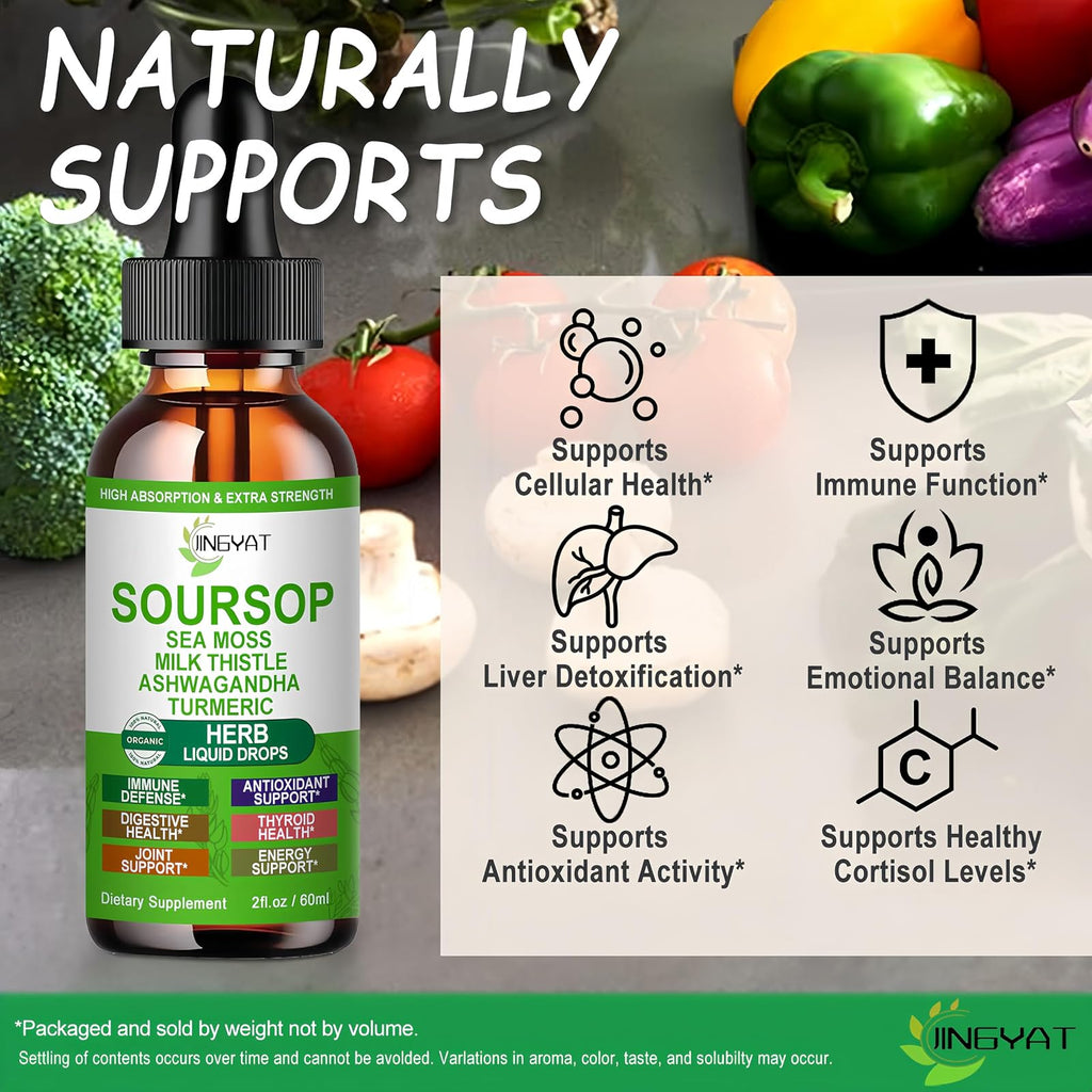 natural soursop drops for immune support