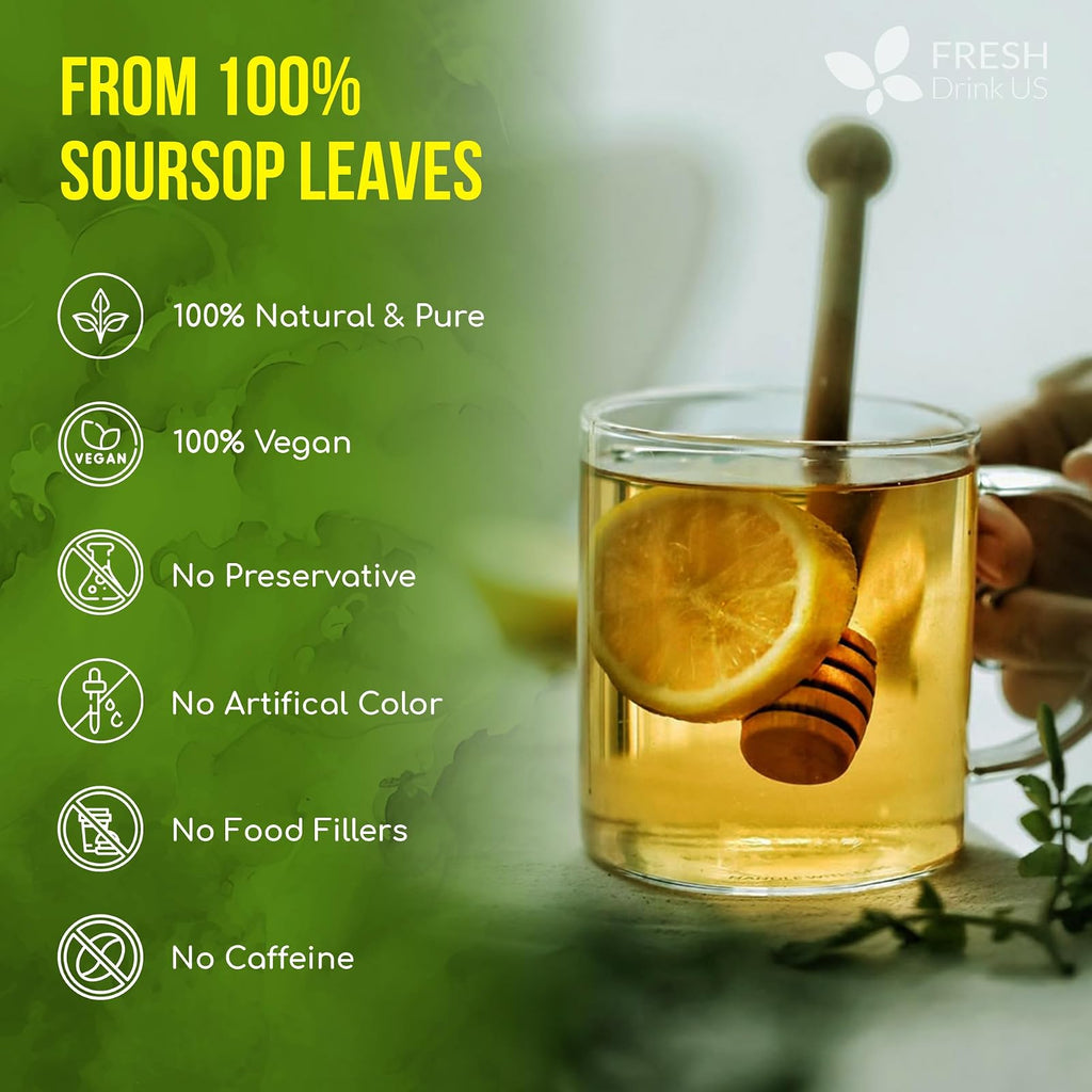 Natural Soursop Graviola tea