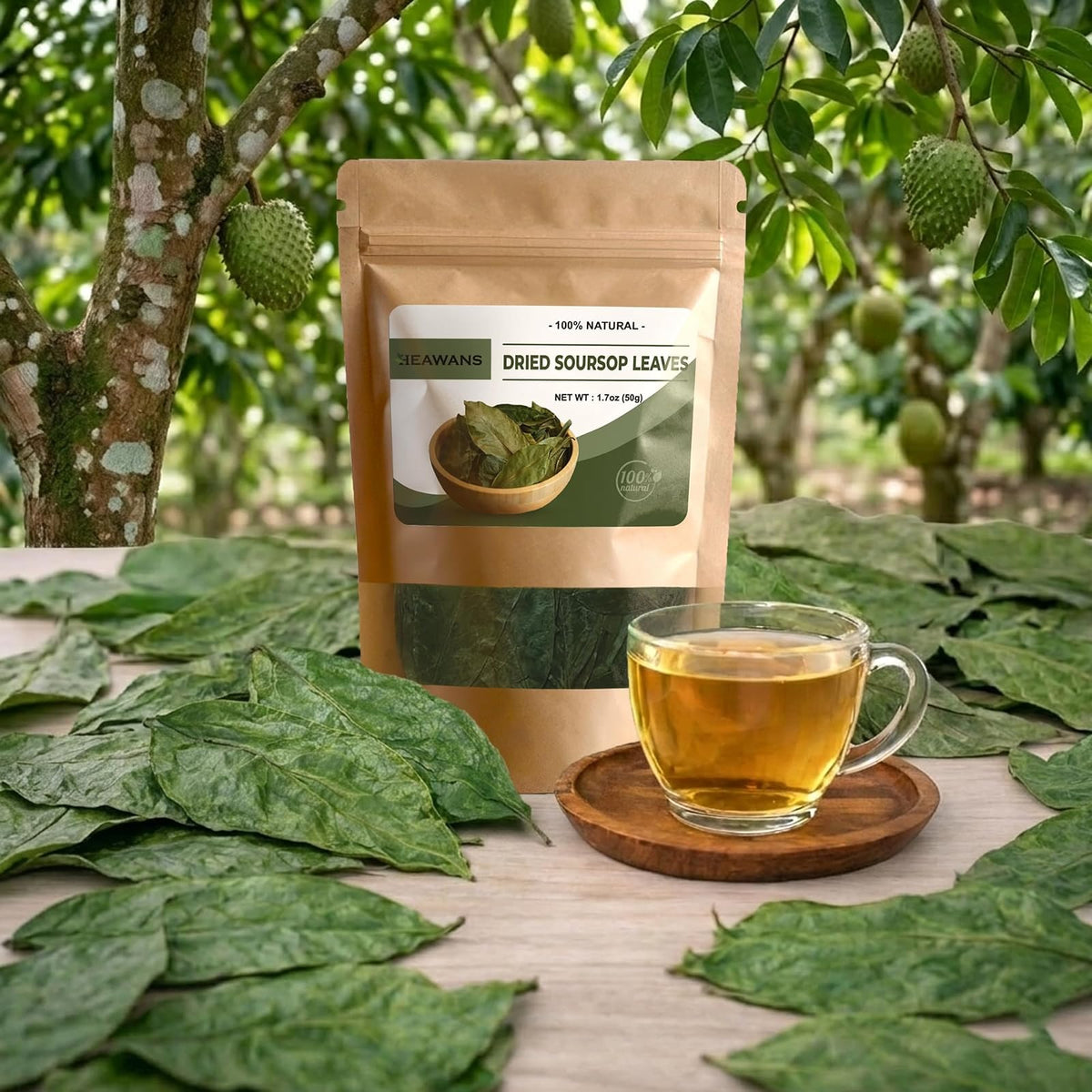 Natural soursop leaves for relaxation
