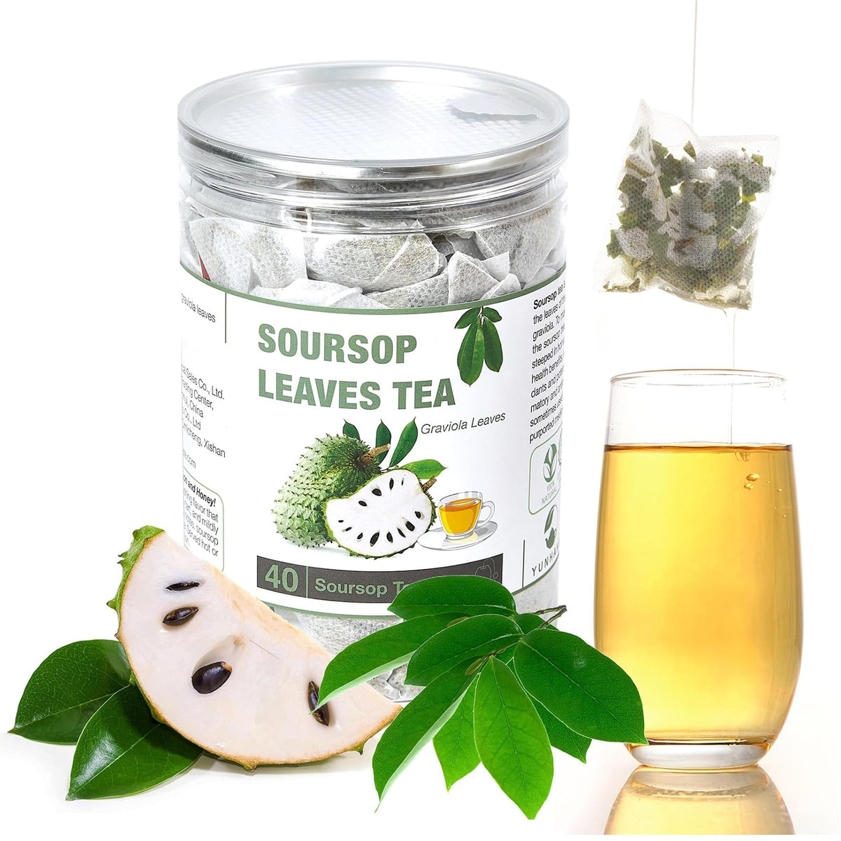 natural soursop tea bags
