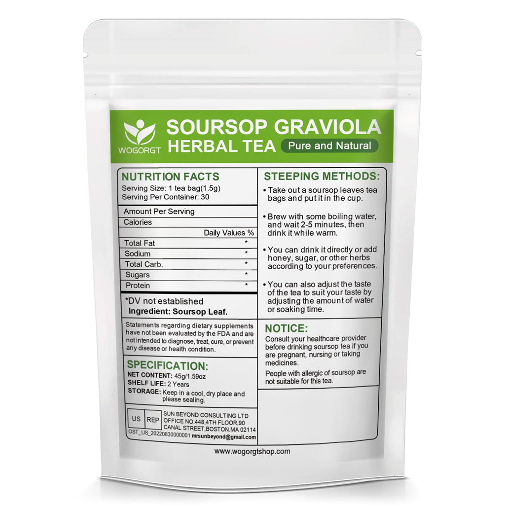 natural soursop tea for detox