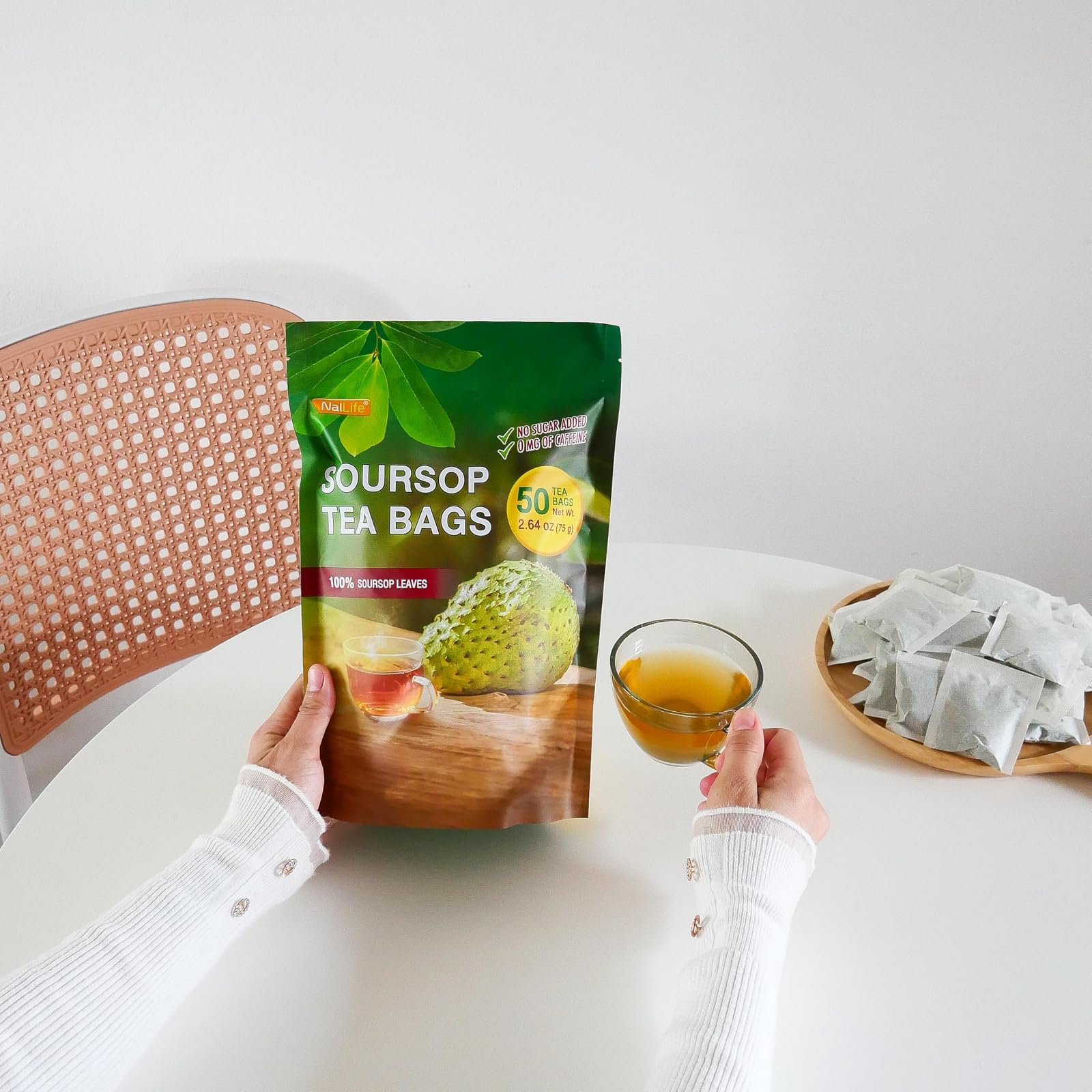 natural soursop tea for digestion