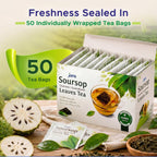 Natural soursop tea for relaxation