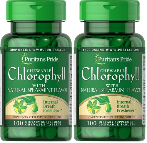natural spearmint flavour chlorophyll