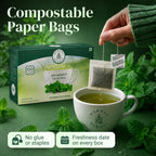 natural spearmint leaves for tea