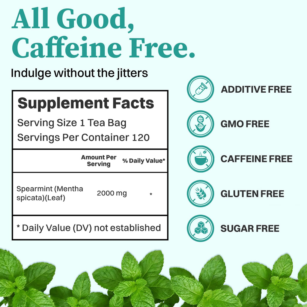 natural spearmint tea for daily wellness
