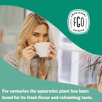 natural spearmint tea for soothing moments